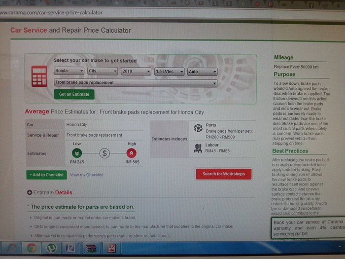 SERVIS CARAMA CASTROL | Mekanika