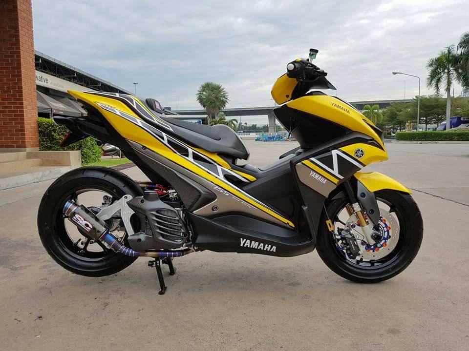 YAMAHA NVX 155 CUSTOM DARI THAILAND DAH BERSEDIA NAK BUAT BEGINI YAMAHA NVX 155 CUSTOM DARI THAILAND DAH BERSEDIA NAK BUAT BEGINI