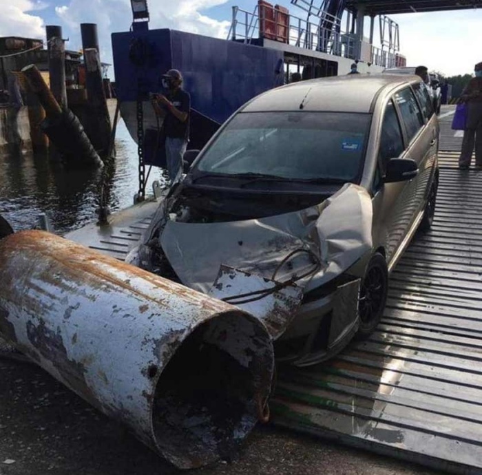 DUA NYARIS MAUT, PROTON EXORA DIHEMPAP CERUCUK BESI | Mekanika