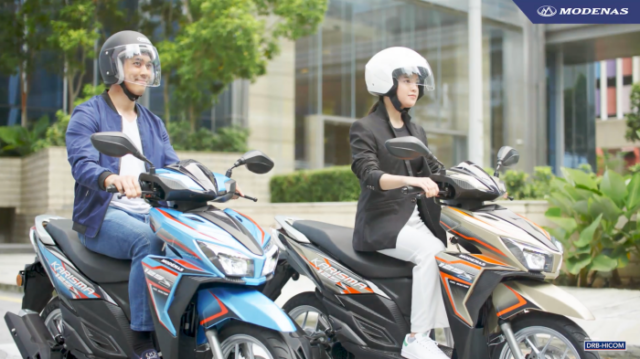 SKUTER MODENAS KARISMA 125S RASMI DILANCARKAN. 3 PILIHAN WARNA, BERMULA ...