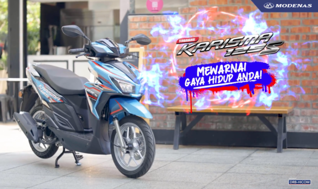 SKUTER MODENAS KARISMA 125S RASMI DILANCARKAN. 3 PILIHAN WARNA, BERMULA ...