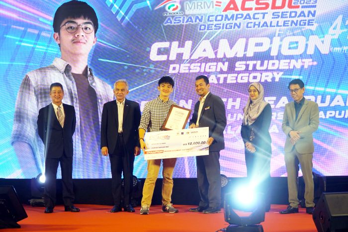 KERETA REKAAN KONSEP ‘PAYUNG’ DINOBAT SEBAGAI JUARA ASIAN COMPACT SEDAN DESIGN CHALLENGE 2023 ...