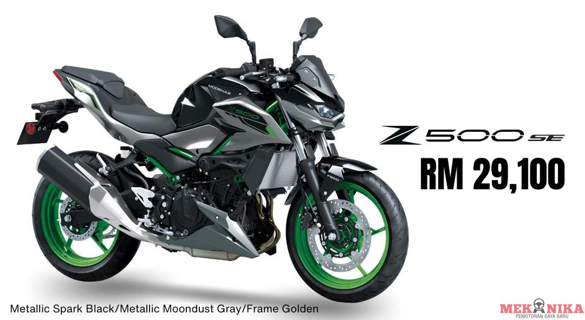 KAWASAKI Z500 SE TIBA DI MALAYSIA – DARI RM27,100 | Mekanika