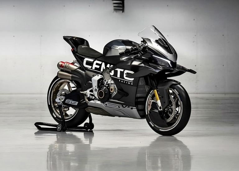 CFMOTO V4 SR-RR: LEBIH 210 HP, AERO AKTIF, SUSPENSI SEPARA-AKTIF ...